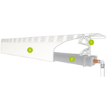 Mini convectorput met 9cm inbouwdiepte & hoge afgifte